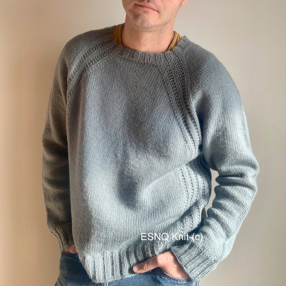 His Mellow Mood Sweater knitting pattern – Julia Piro Knits